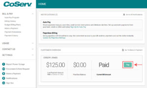 How To View/Pay Bill - CoServ.com