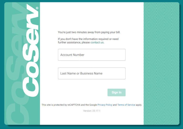 Set up a One-Time Payment - CoServ.com