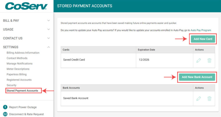 Updating Your Information - CoServ.com